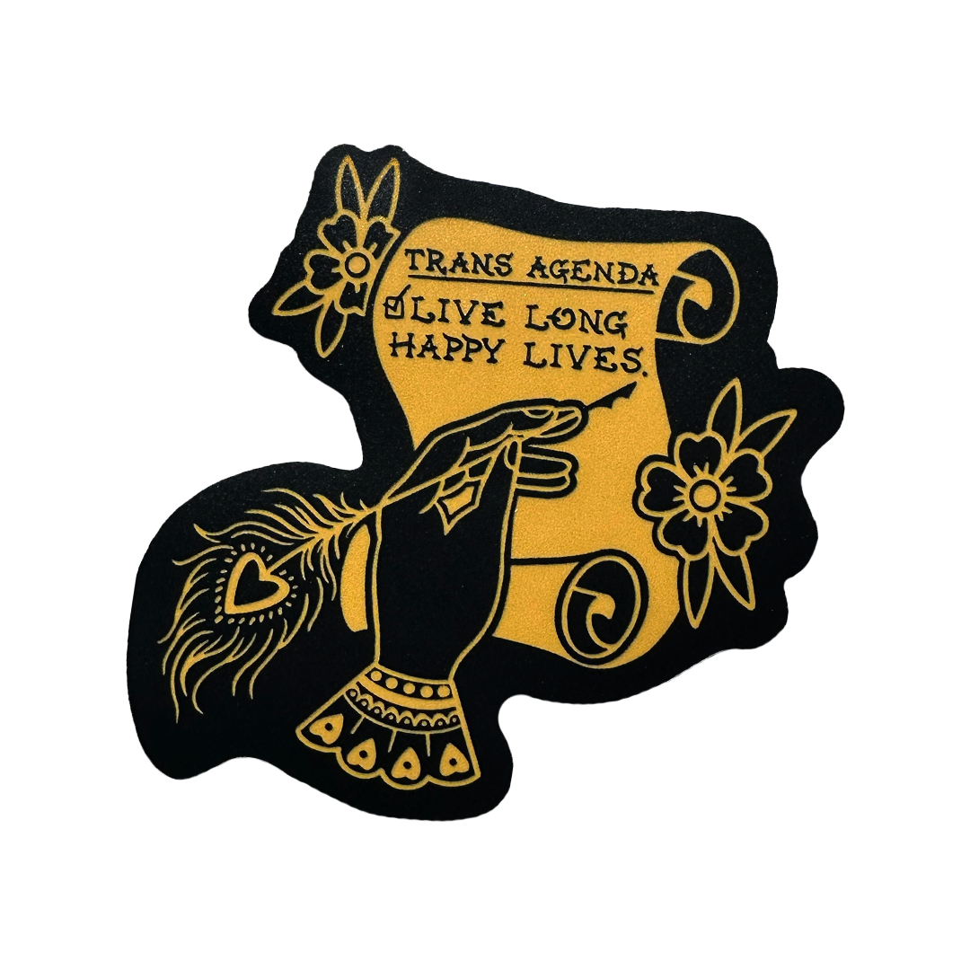 Trans Agenda Toad and Turnip X Transfigure Sticker