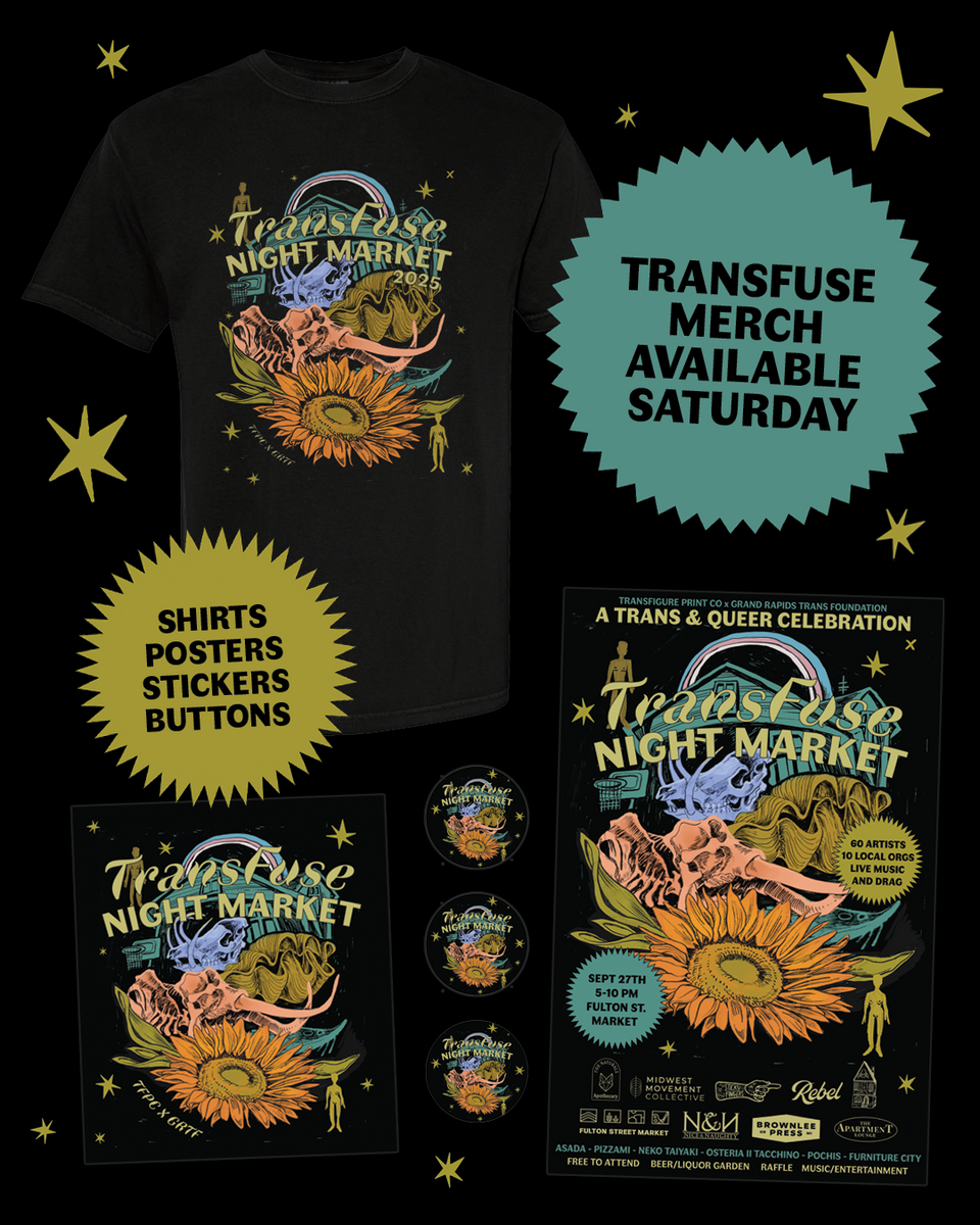Transfuse Night Market Poster/Sticker – Transfigure